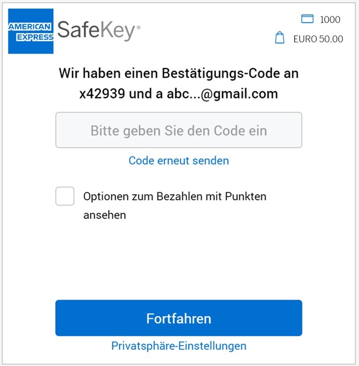 SafeKey | American Express DE