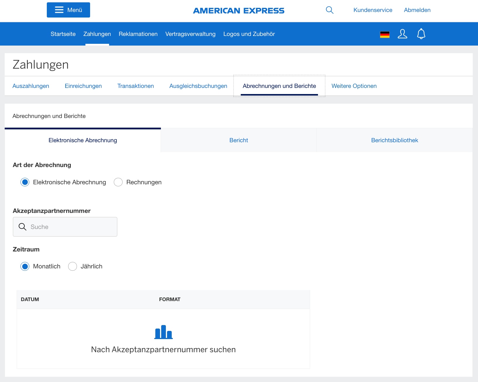 Digitale Abrechnungen herunterladen | American Express