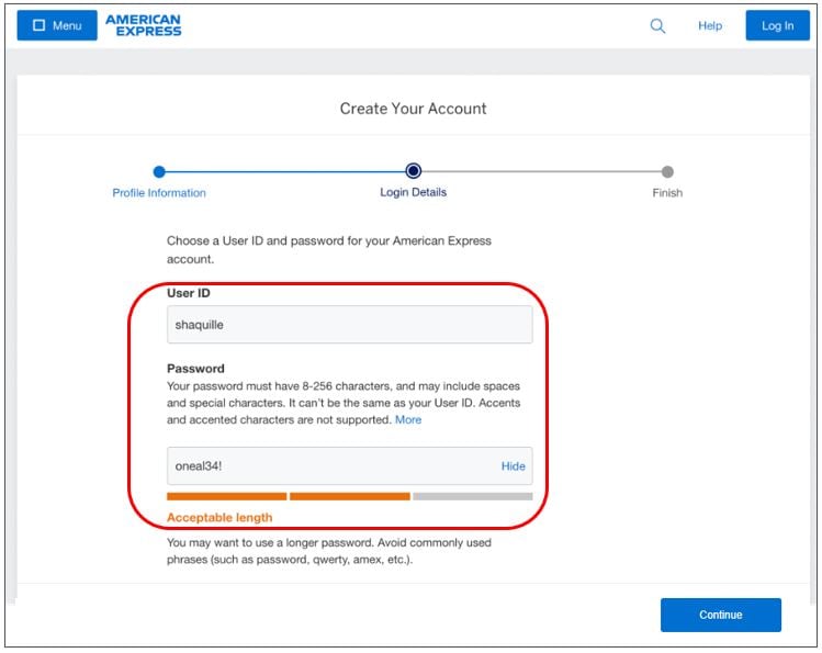 Two Factor Authentication | American Express IEC