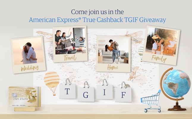 True Cashback TGIF Giveaway | American Express SG