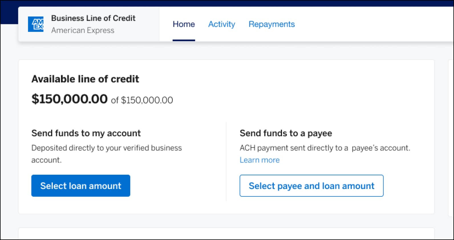 How to instantly deposit your loan into your American Express® Business Checking account