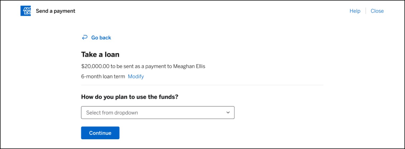 How to pay a payee with your American Express® Business Line of Credit