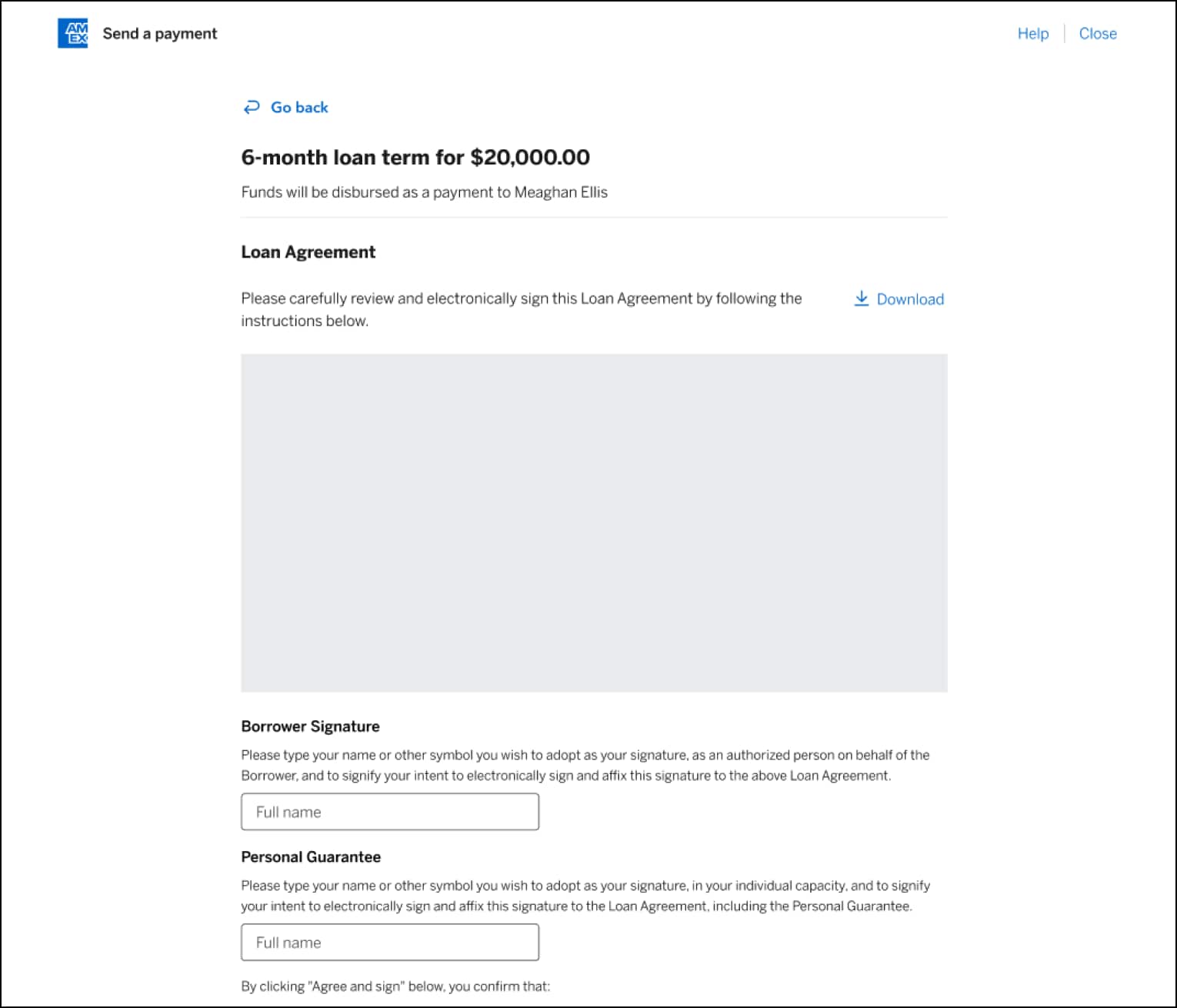 How to pay a payee with your American Express® Business Line of Credit