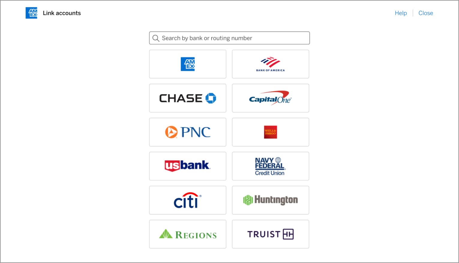 How to link a bank account to American Express Business Blueprint™