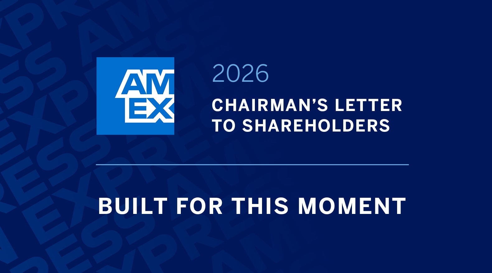 2026 Chairman’s Letter to Shareholders