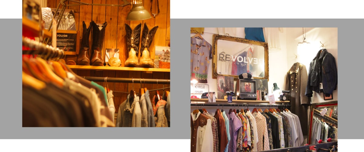 Ropa y accesorios vintage en la colonia Roma