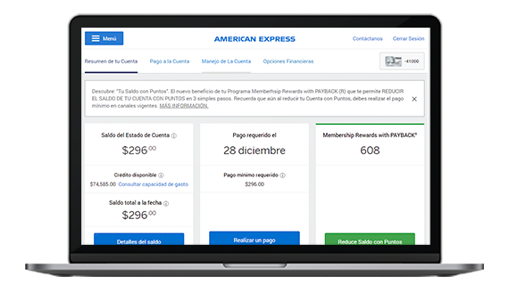 Servicios Online | Servicios | American Express Mexico