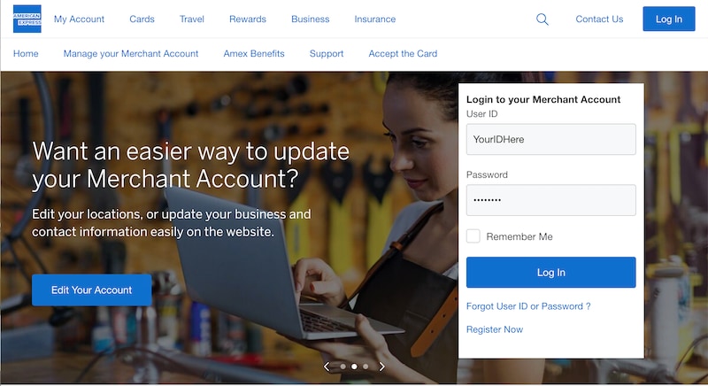 Start Managing Your Merchant Account Online | American Express
