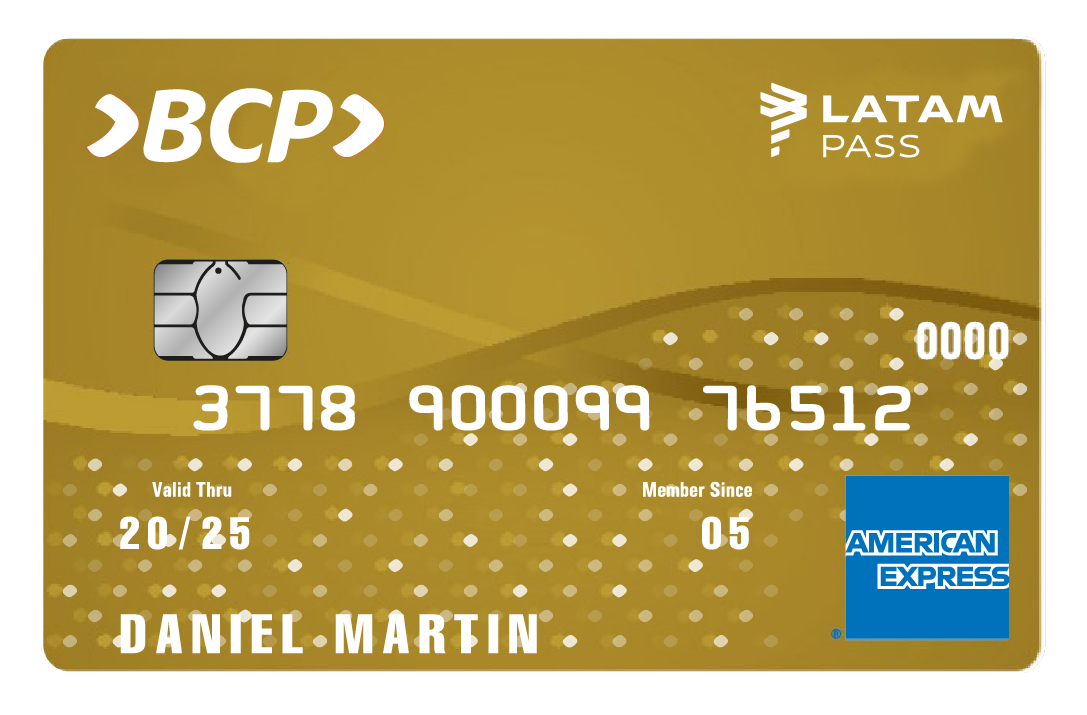 Tarjeta de Crédito American Express BCP LANPASS Oro