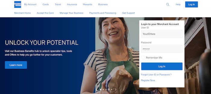 Start Managing Your Merchant Account Online | American Express