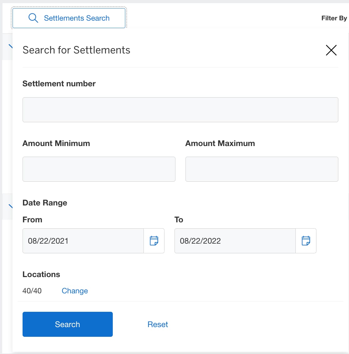 Customizing Your Settlements View | American Express