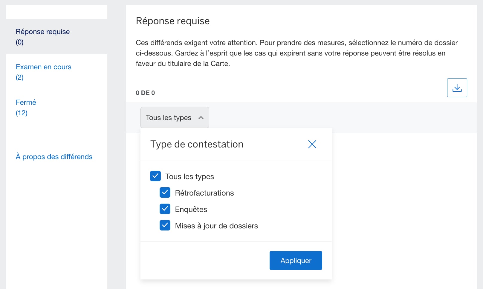 How to use the Disputes Summary Table | American Express