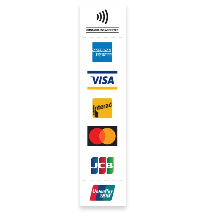 Contactless Multi-Card Decal