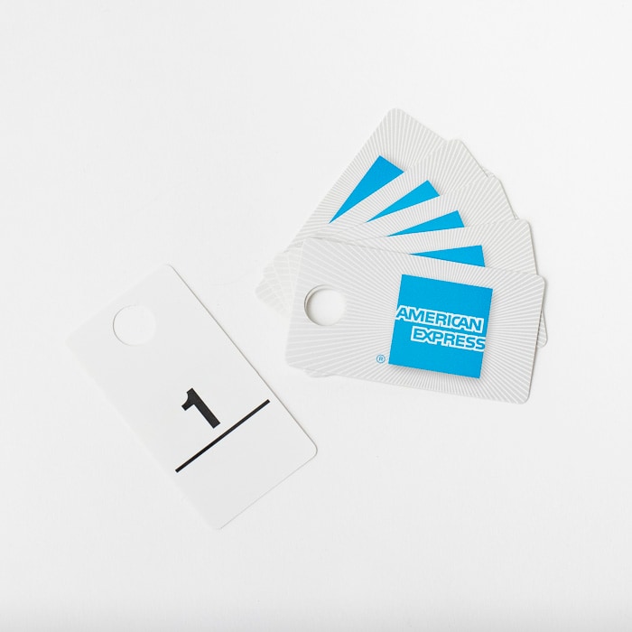 Coat Check/Valet Parking Tags (Black)
