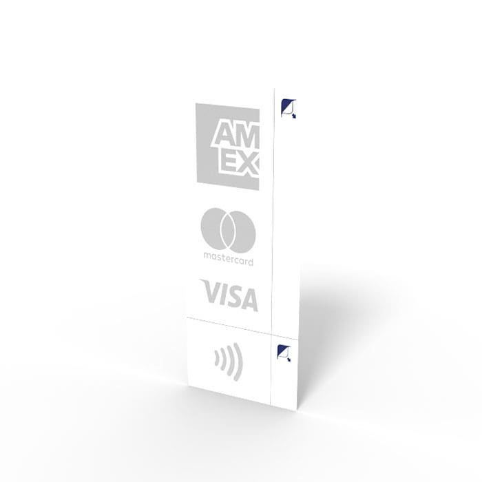 decal sticker and contactless icon