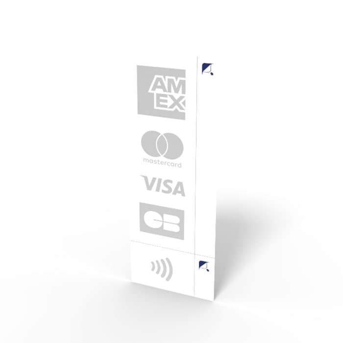 decal sticker and contactless icon