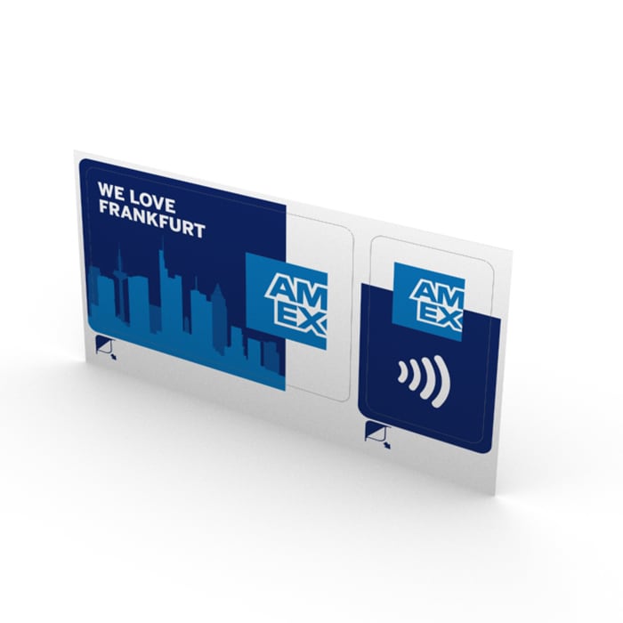 Decal that says We love Frankfurt