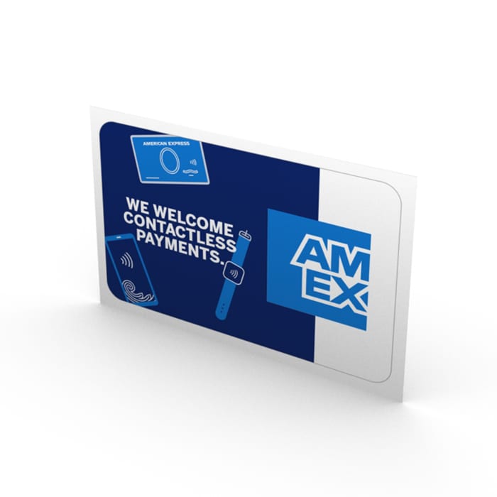 Contactless Payments Decal UK