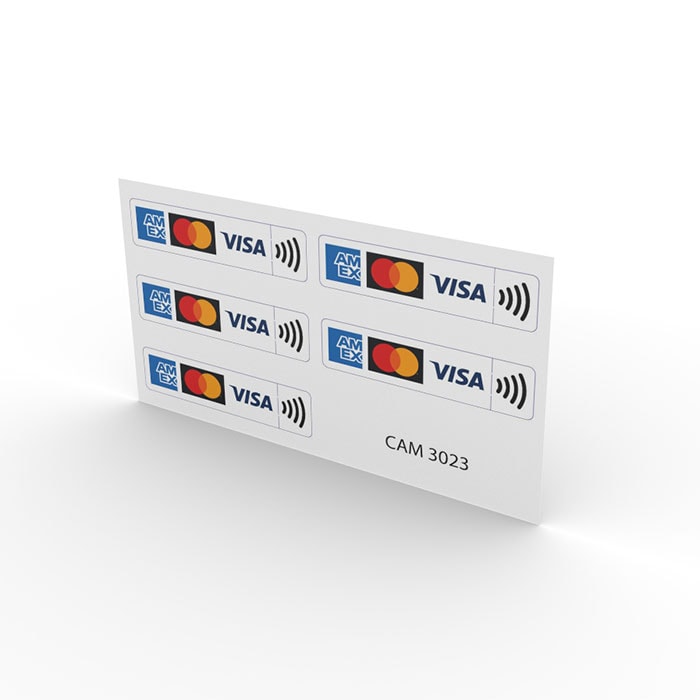 Terminal Decal Stickers, pack of 5