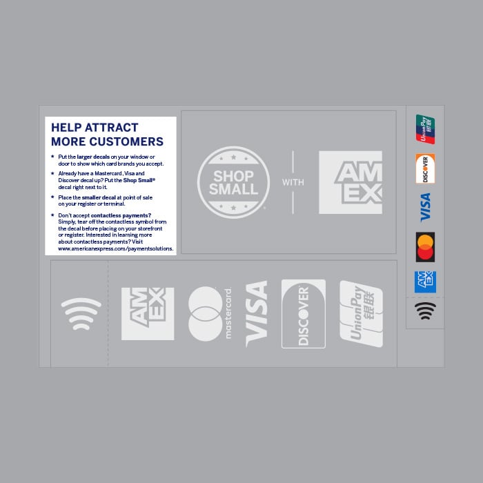 etched glass decal sheet with multi-logo option for store and terminal ...