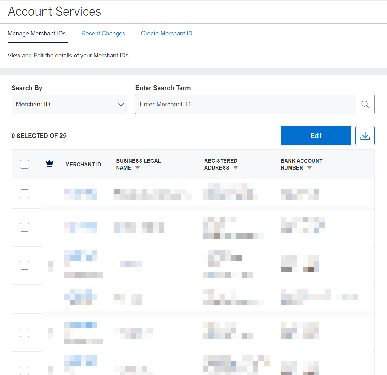 View and Update Your Account | American Express Merchant