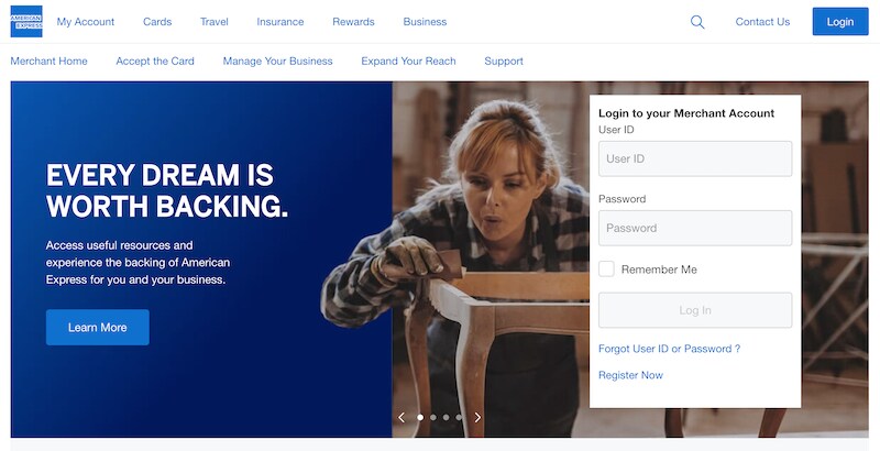 Logging In and Enrolling in Disputes | American Express