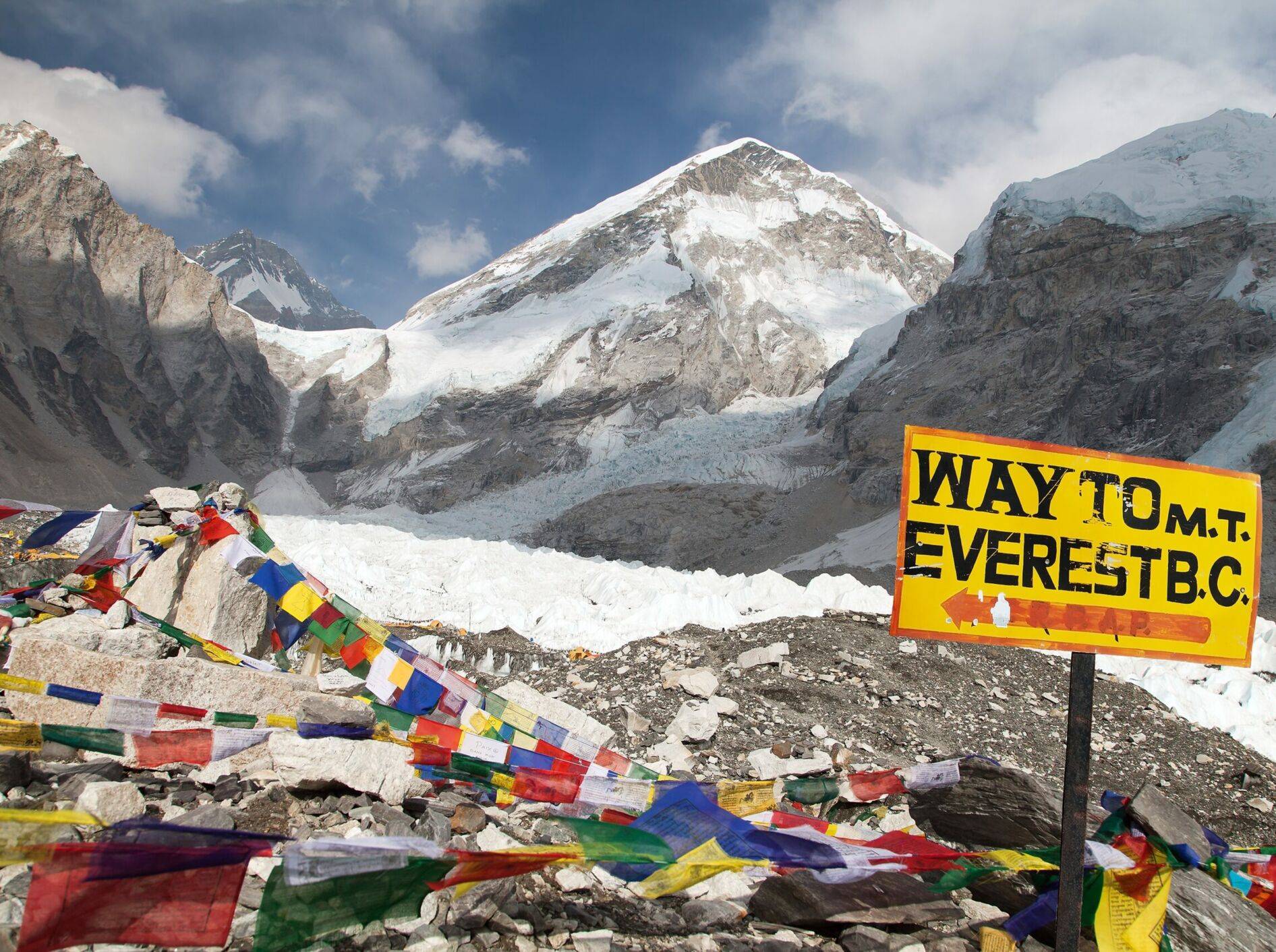 Mount Everest Elf Tonnen Müll Rund Um Mount Everest Gesammelt