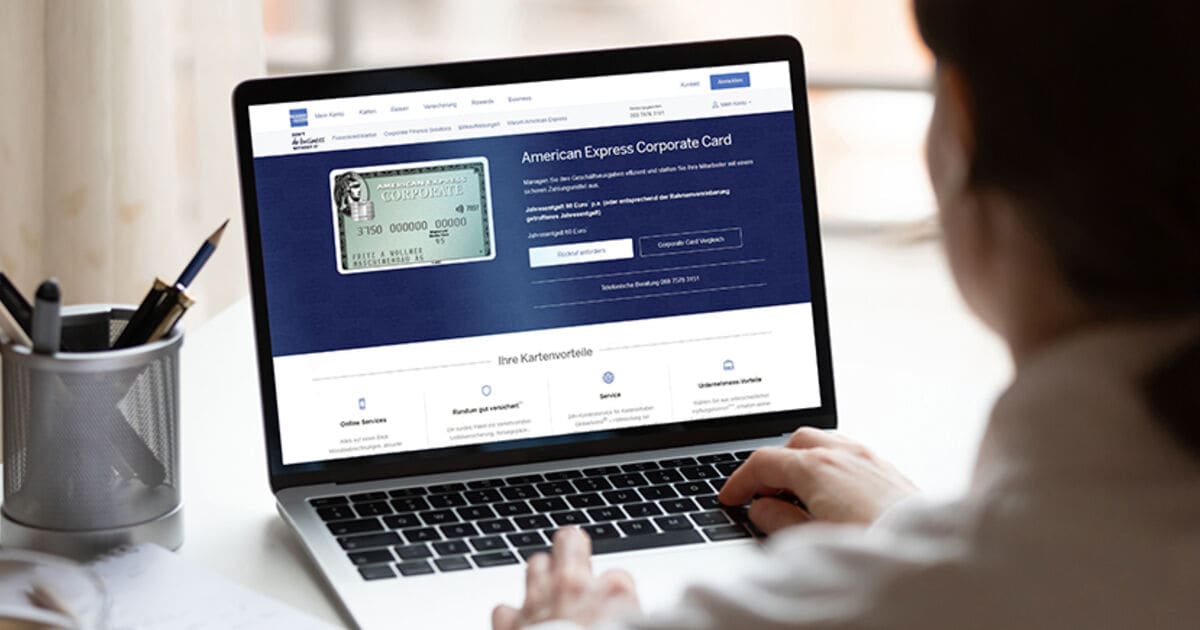 American Express Corporate Card: komplett digital zur Firmenkreditkarte ...