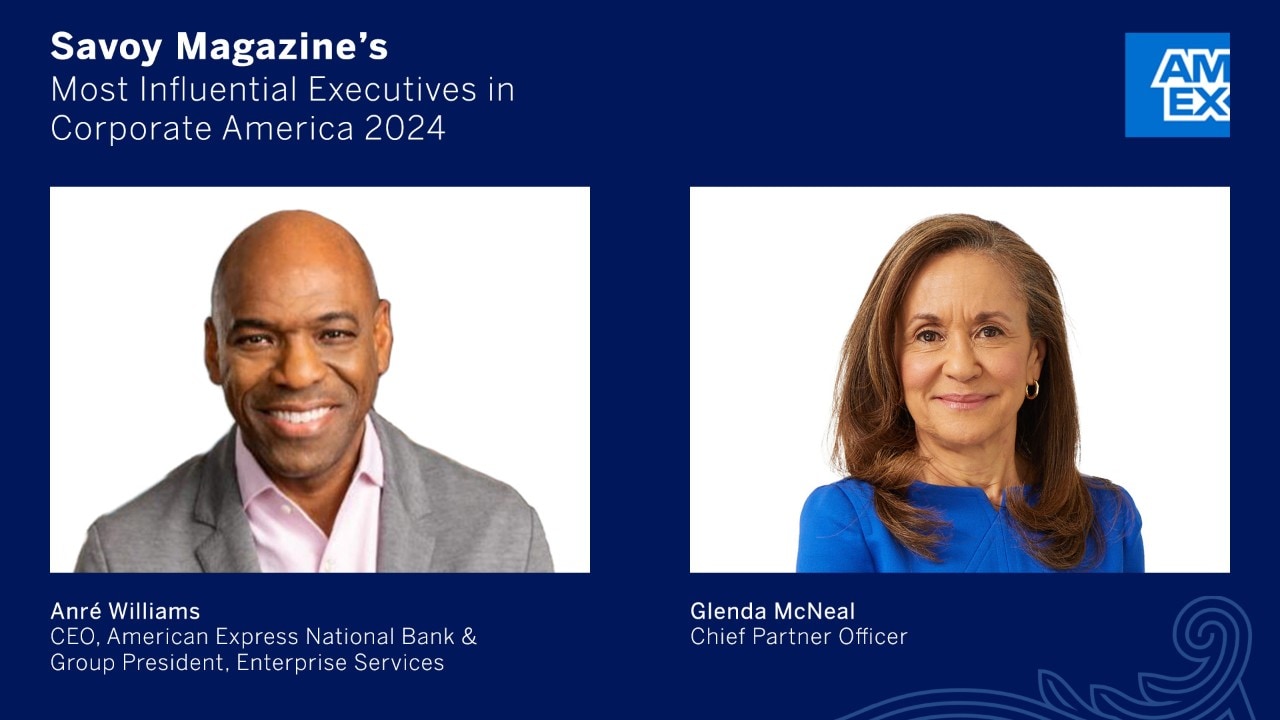 Savoy Magazine Recognizes American Express’ Anré Williams and Glenda ...
